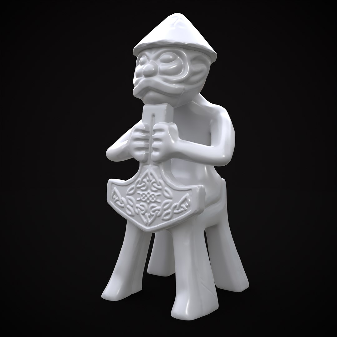 Holding God Statue 3D Print Model 3D - TurboSquid 2240097