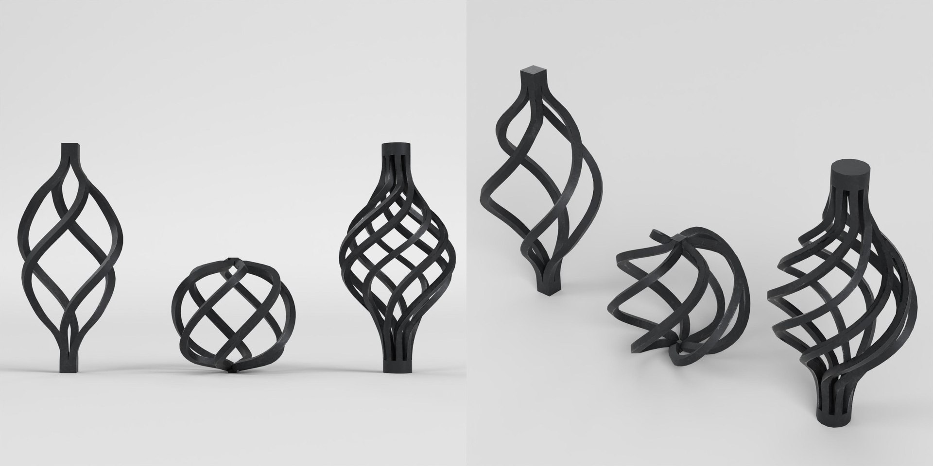 3D Forged Steel Baskets - TurboSquid 2495792