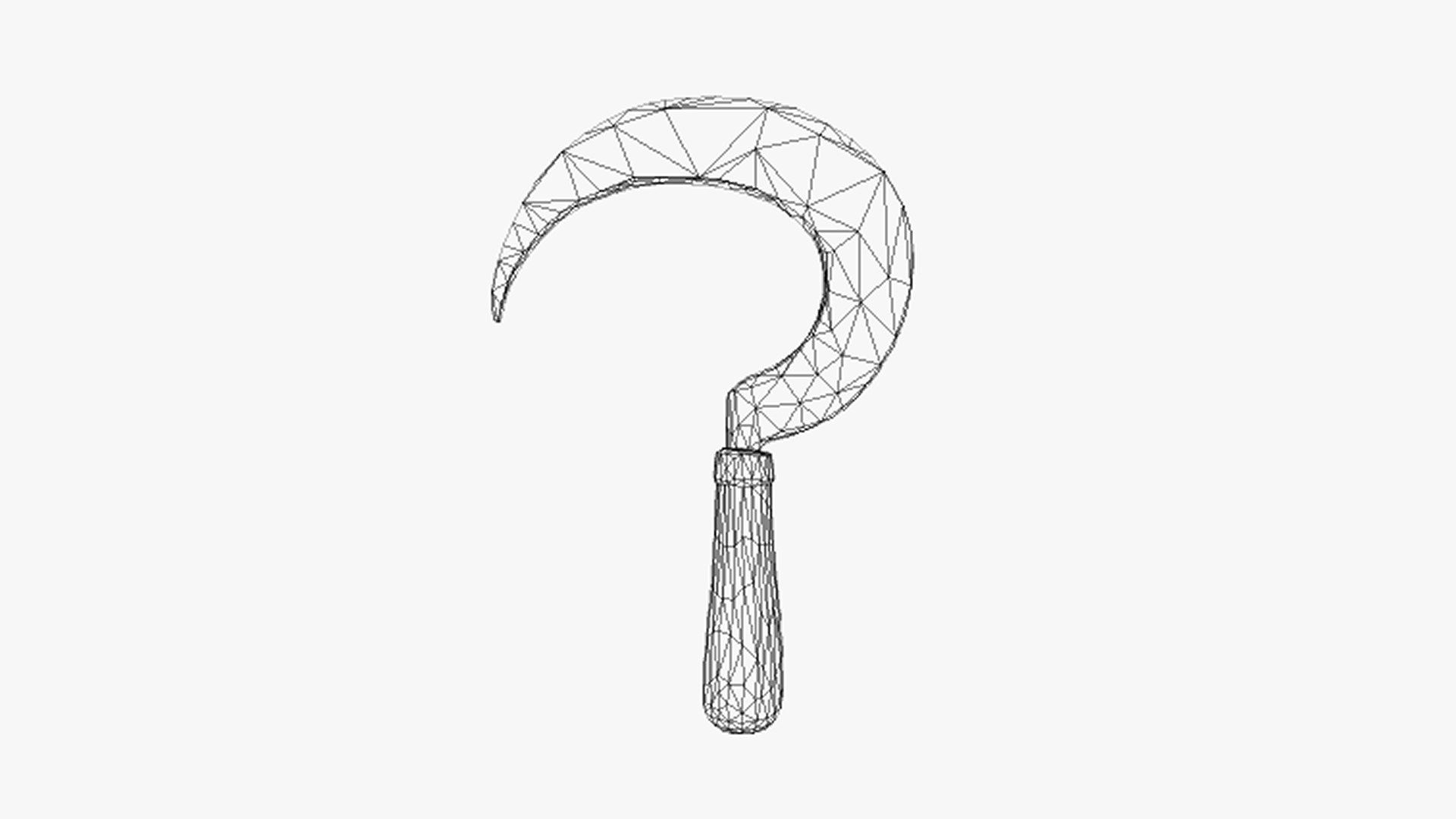 3D 3D Model Bloody Sickle Horror Weapon - TurboSquid 2400501