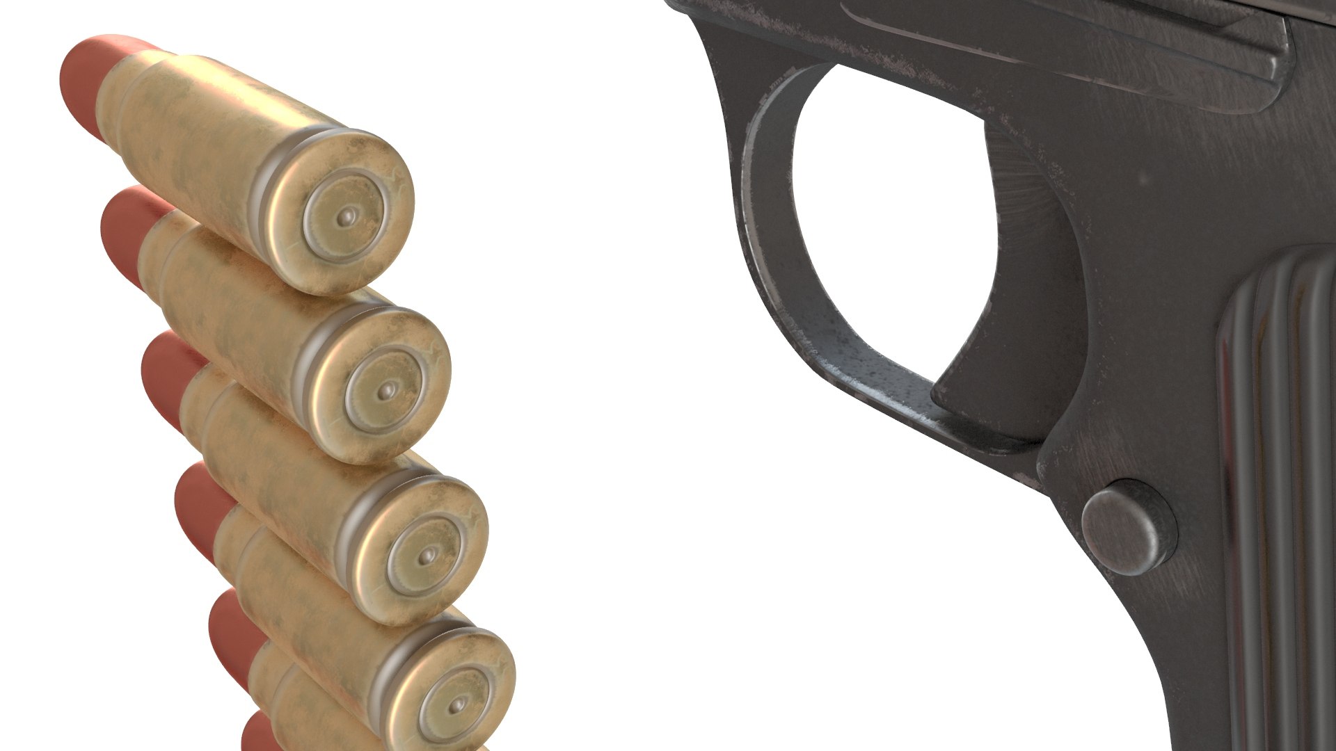 Tt-33 Pistol Gun Model - TurboSquid 1504465