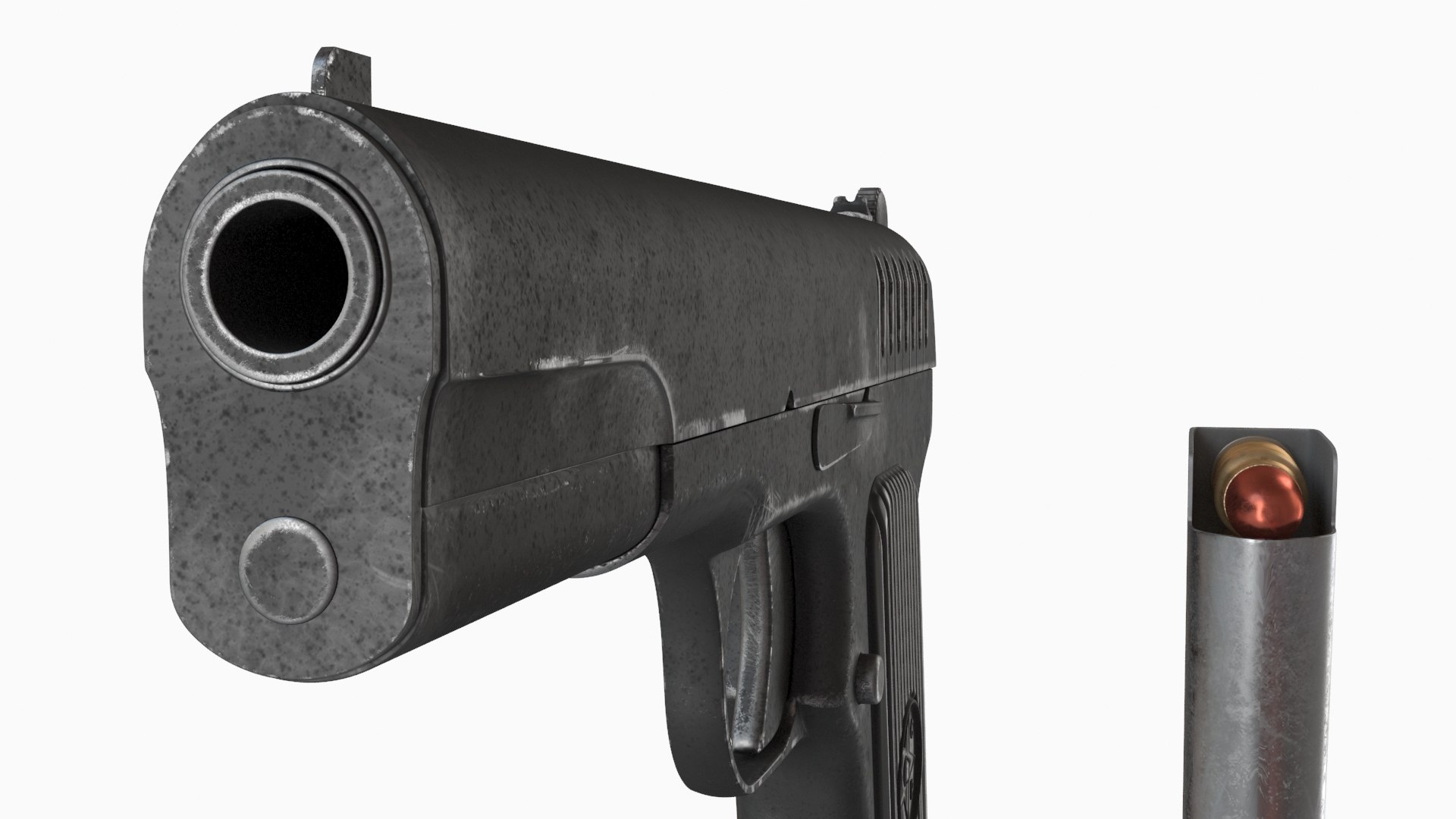 Tt-33 Pistol Gun Model - TurboSquid 1504465