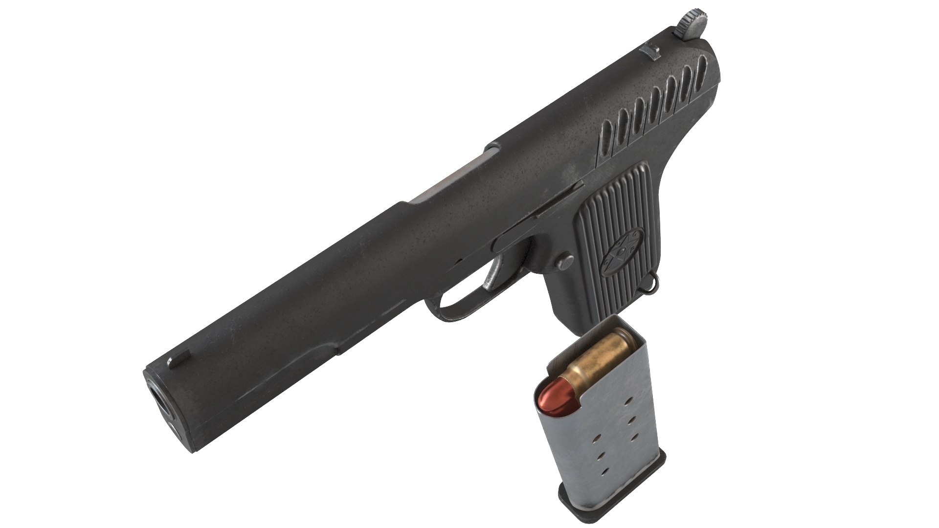 Tt-33 Pistol Gun Model - TurboSquid 1504465