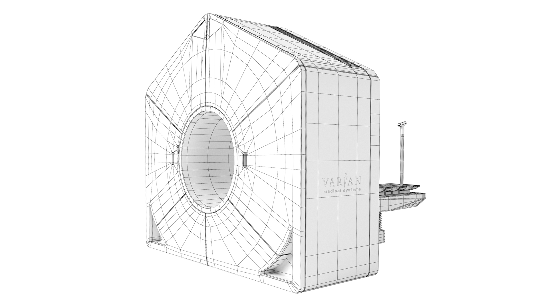 modèle 3D de Système de radiothérapie à accélérateur linéaire Varian ...
