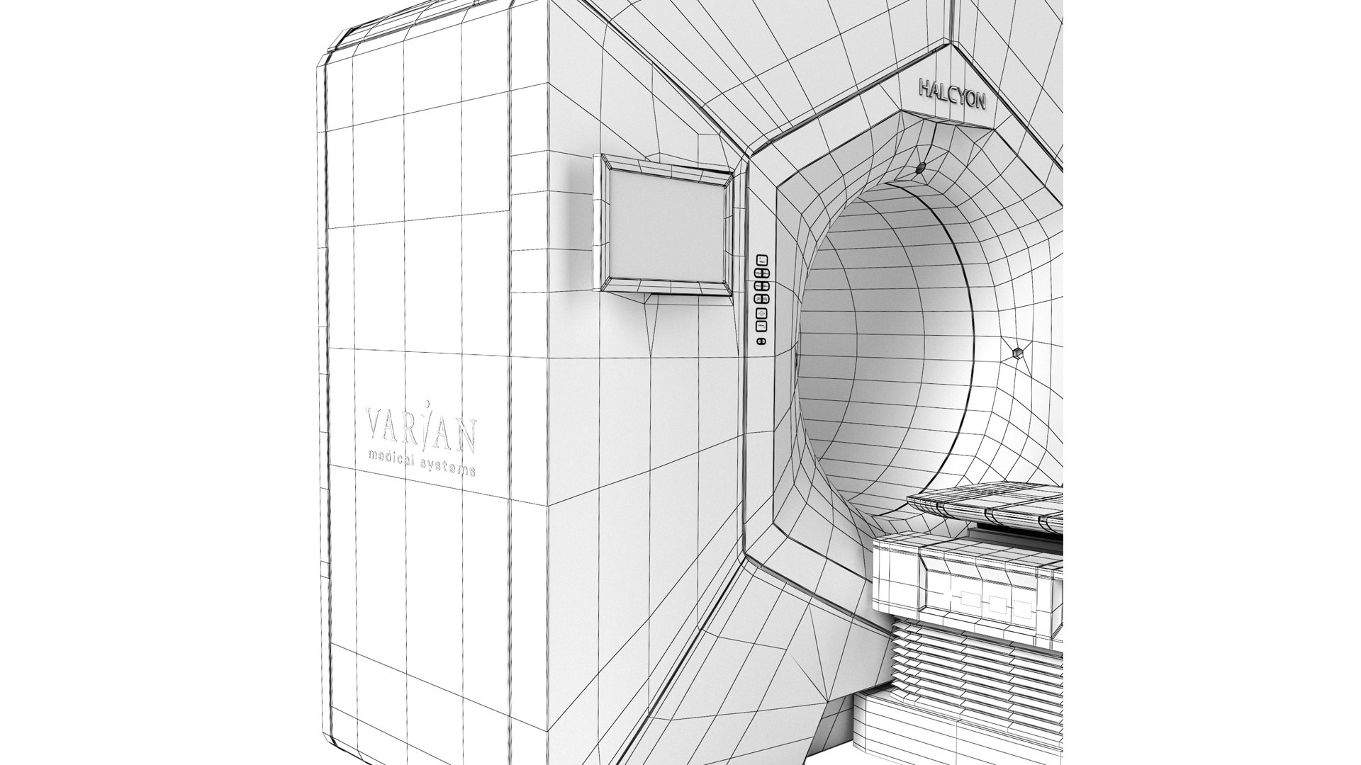 Halcyon Radiotherapy 3D Model - TurboSquid 1692366