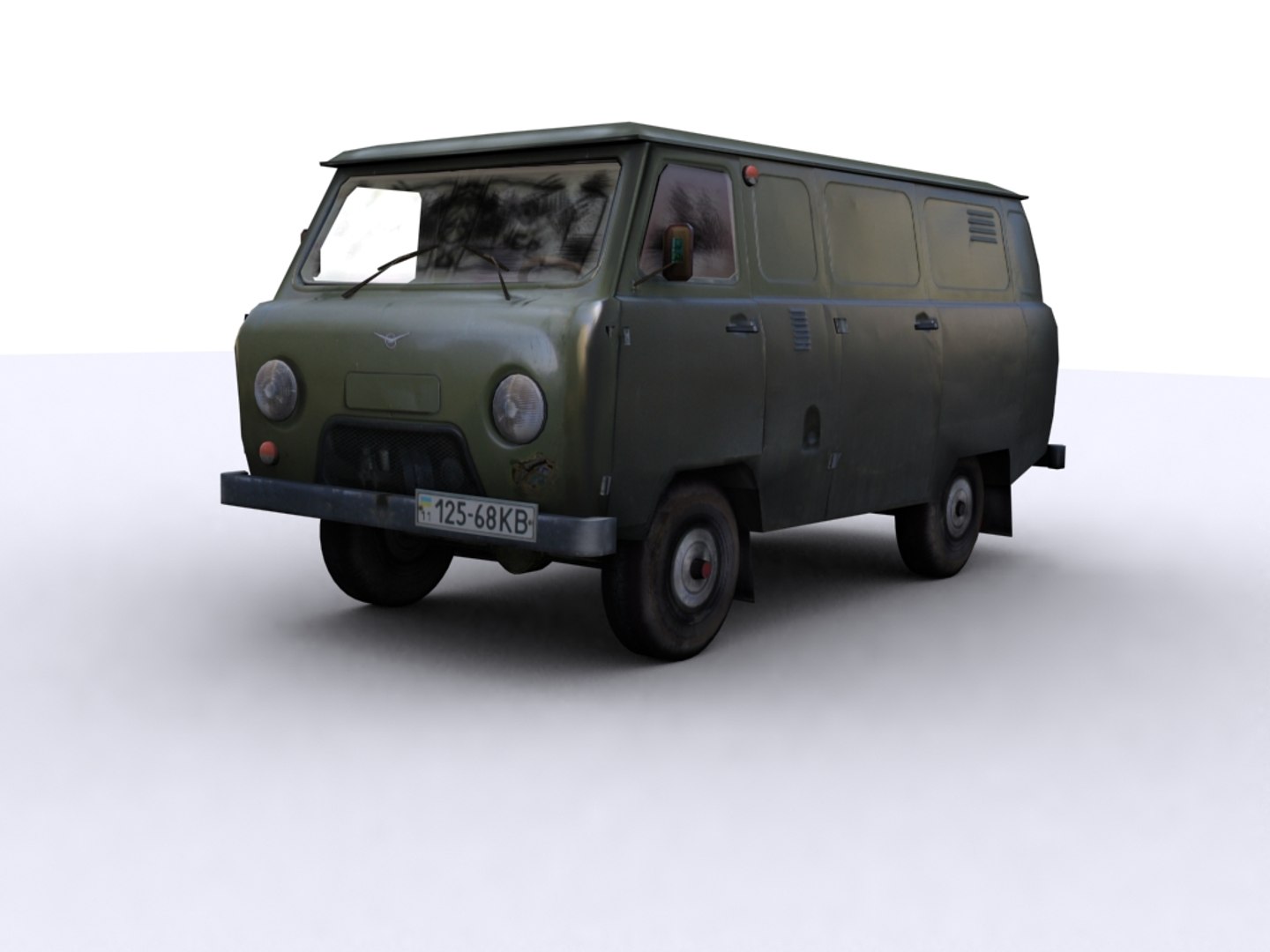 Uaz 452 3d Model