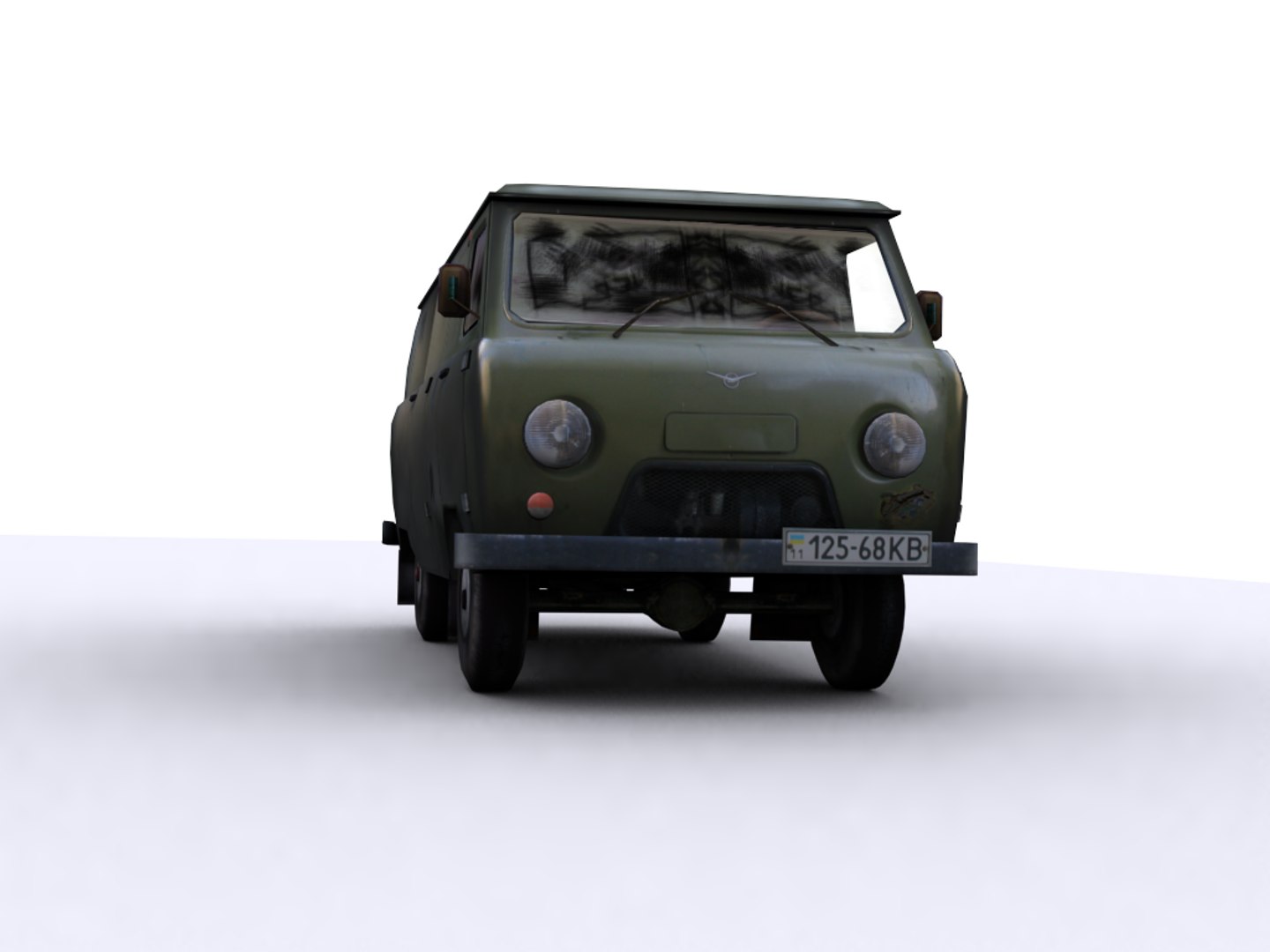 Uaz 452 3d Model