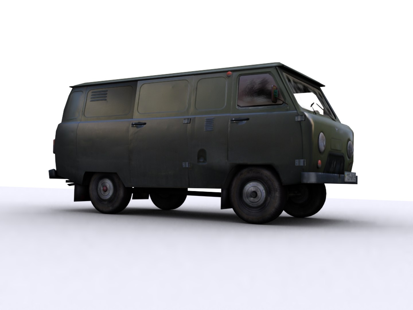 Uaz 452 3d Model