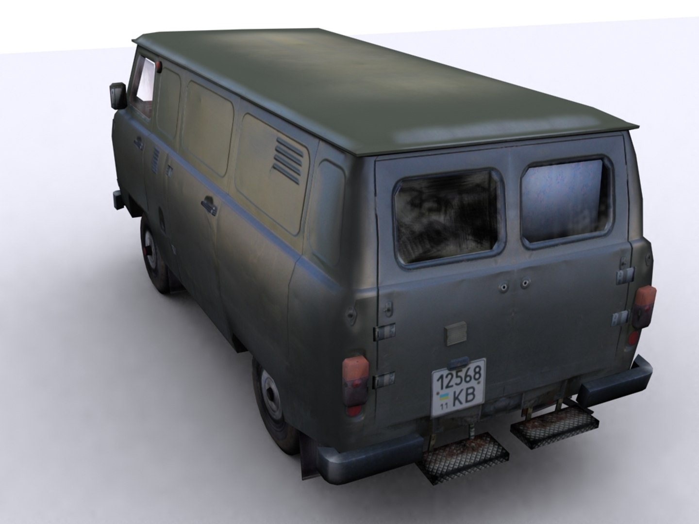Uaz 452 3d Model