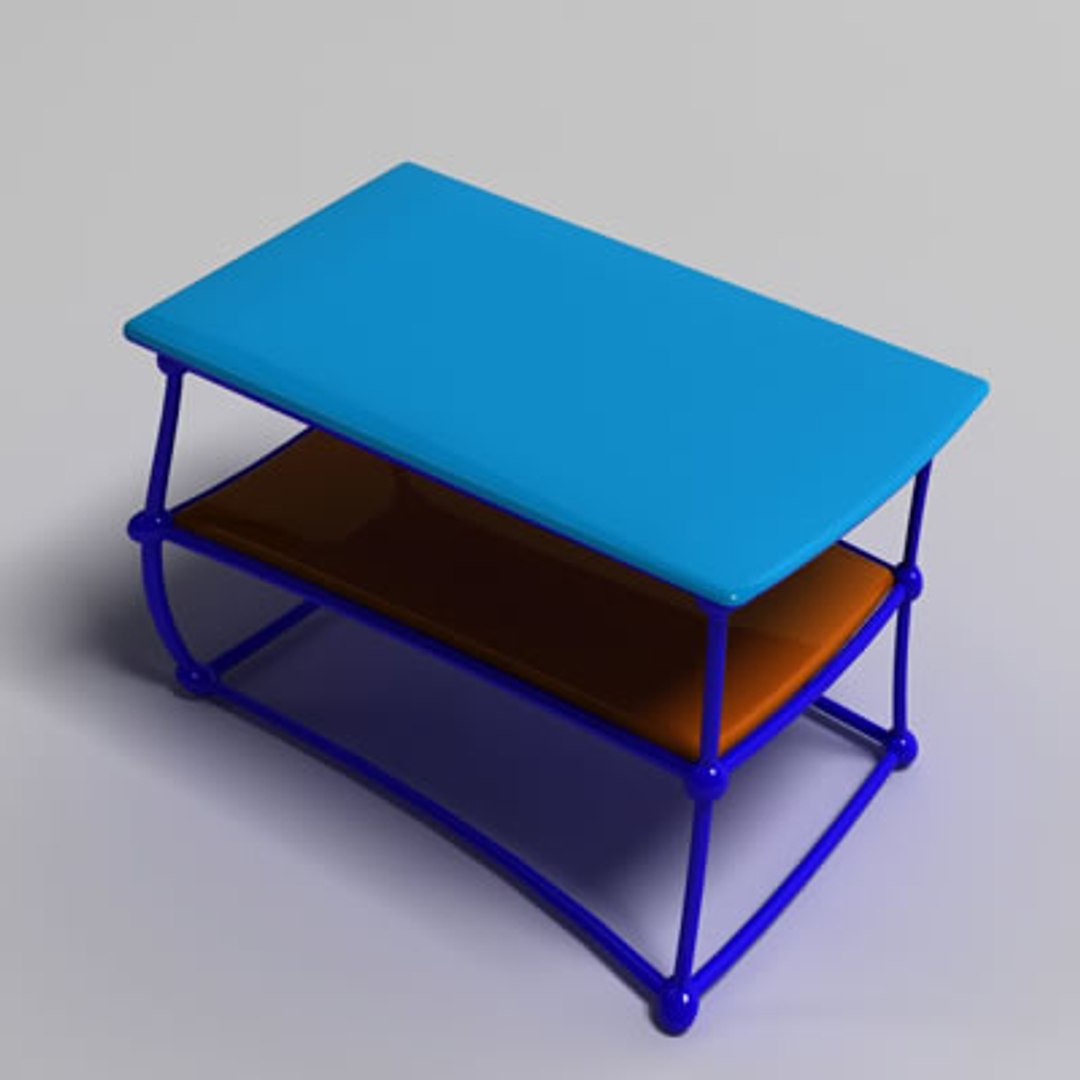 Lightwave Cartoon Coffee Table