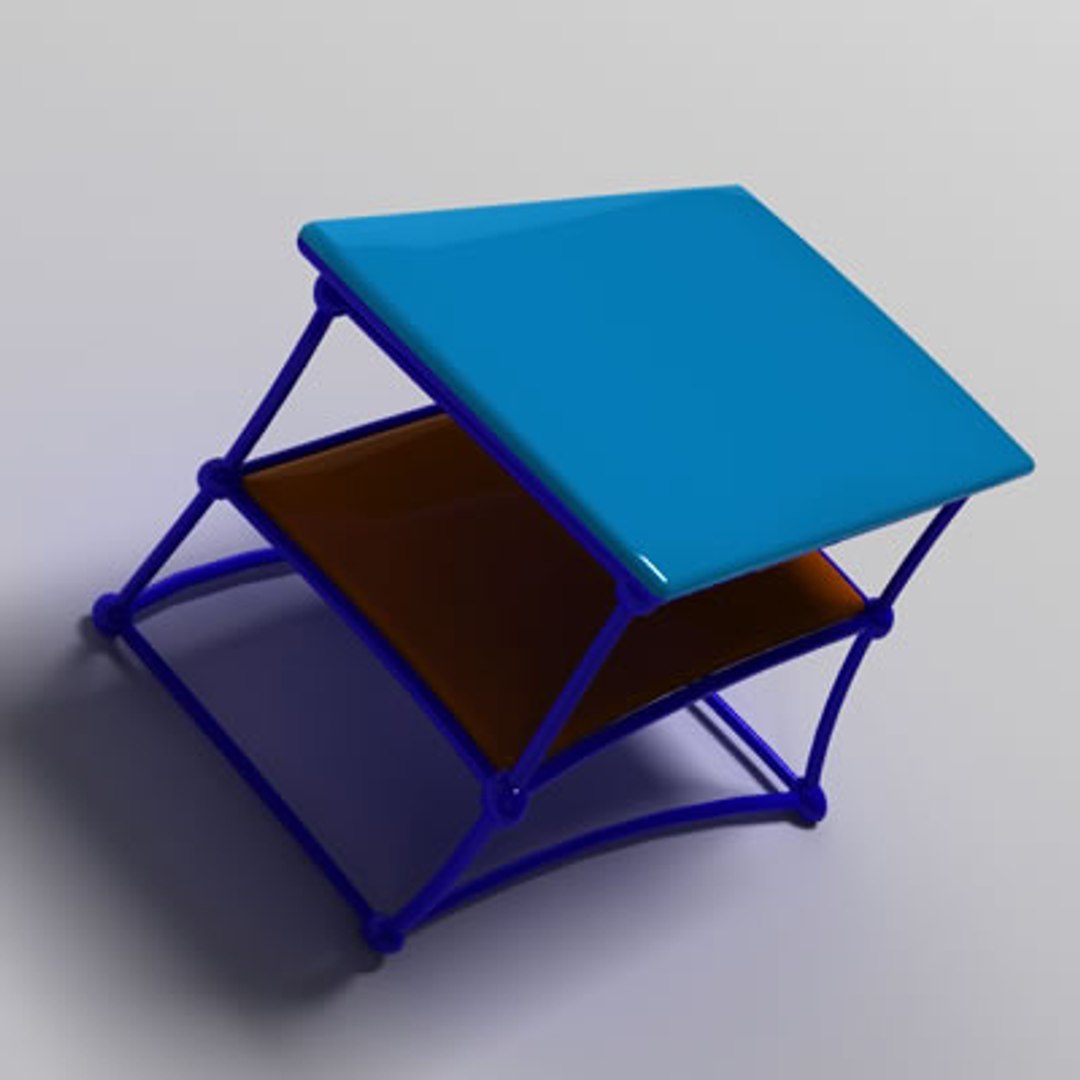 Lightwave Cartoon Coffee Table