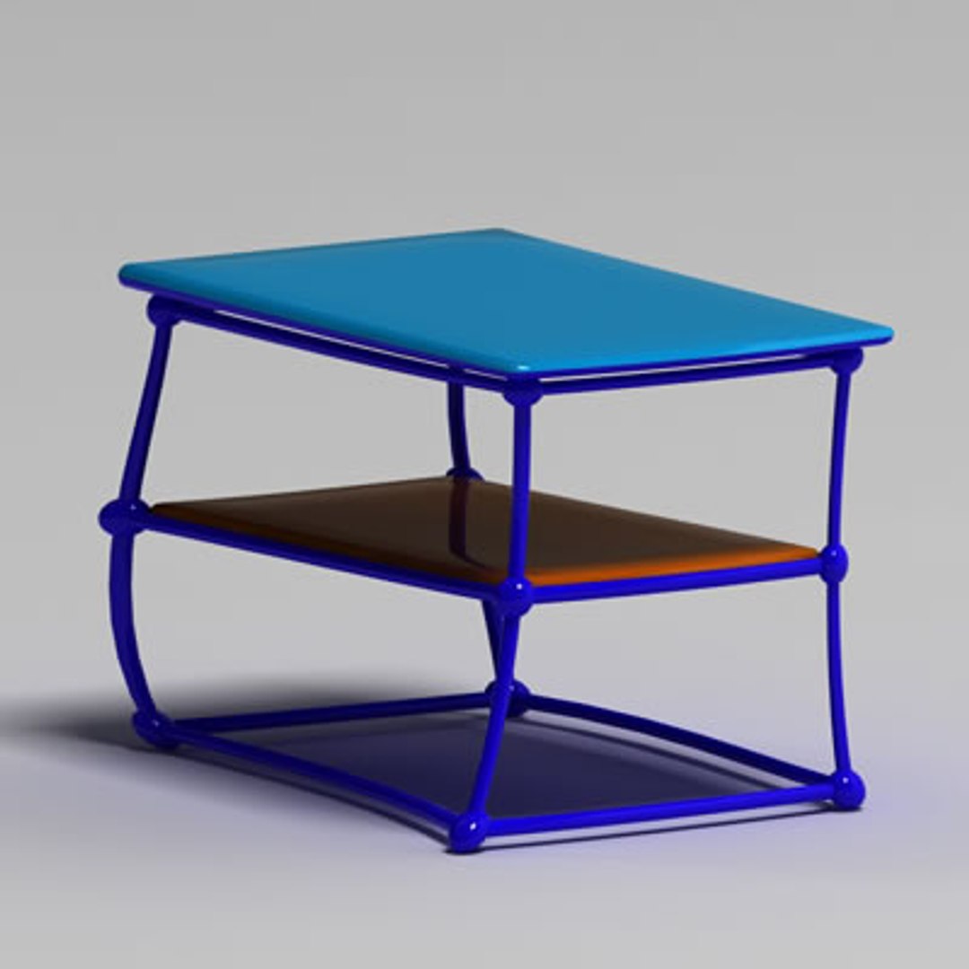 Lightwave Cartoon Coffee Table
