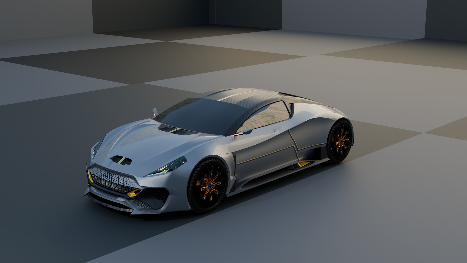Coupe Sports Car Model - TurboSquid 2334951