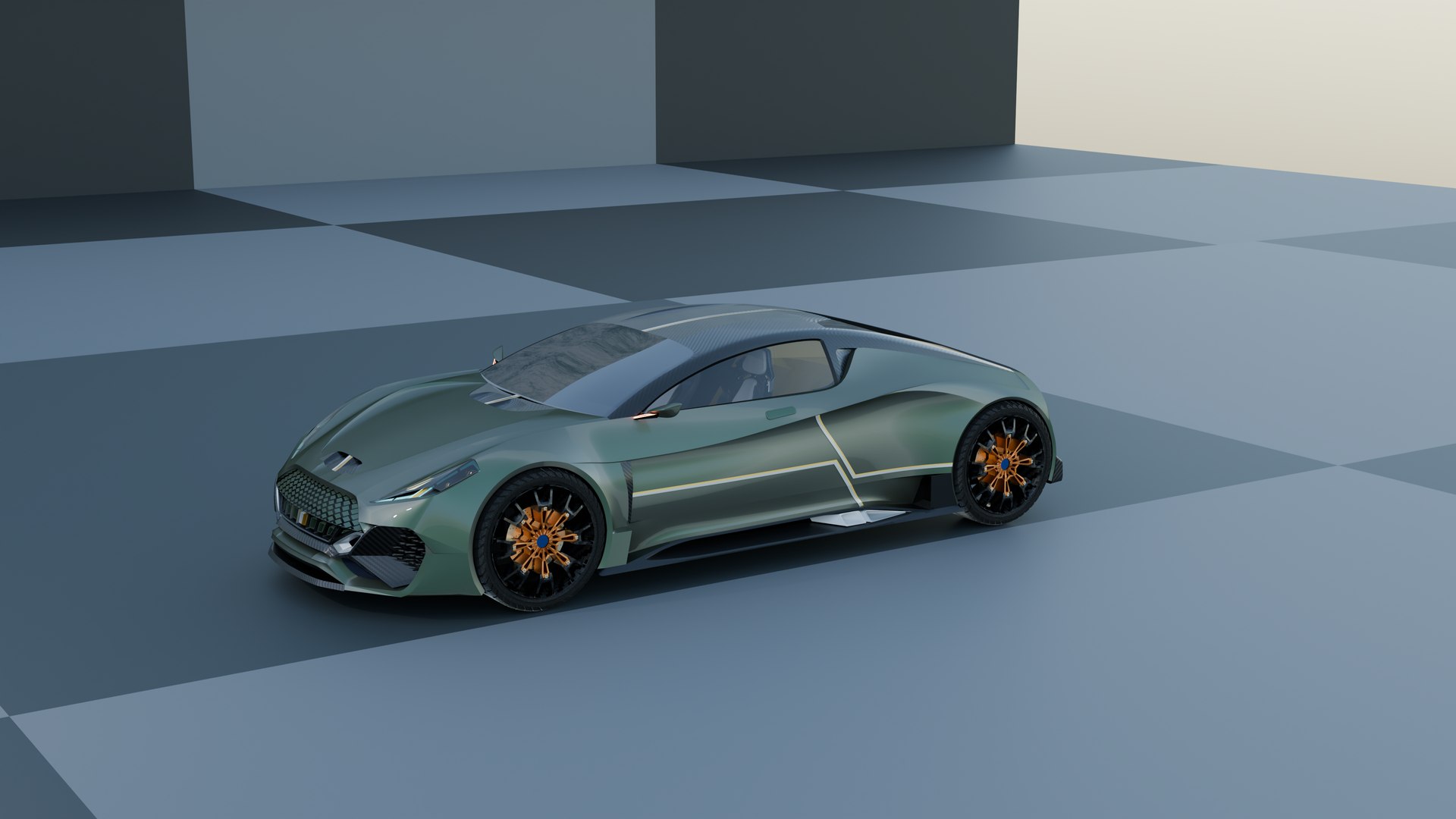 Coupe Sports Car Model - TurboSquid 2334951