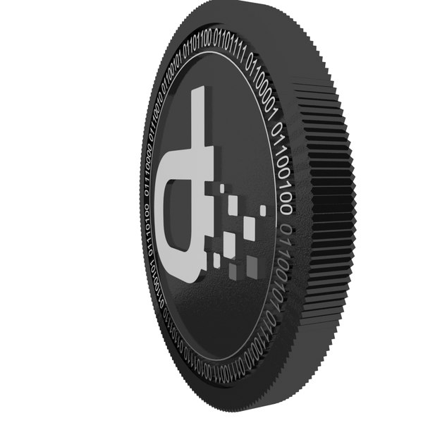 3D daps token black coin model - TurboSquid 1457730