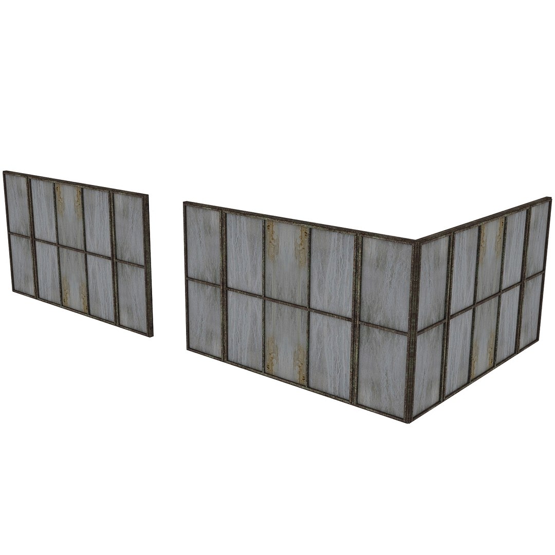 Factory Building 02 Windows 19 Model - TurboSquid 1740478