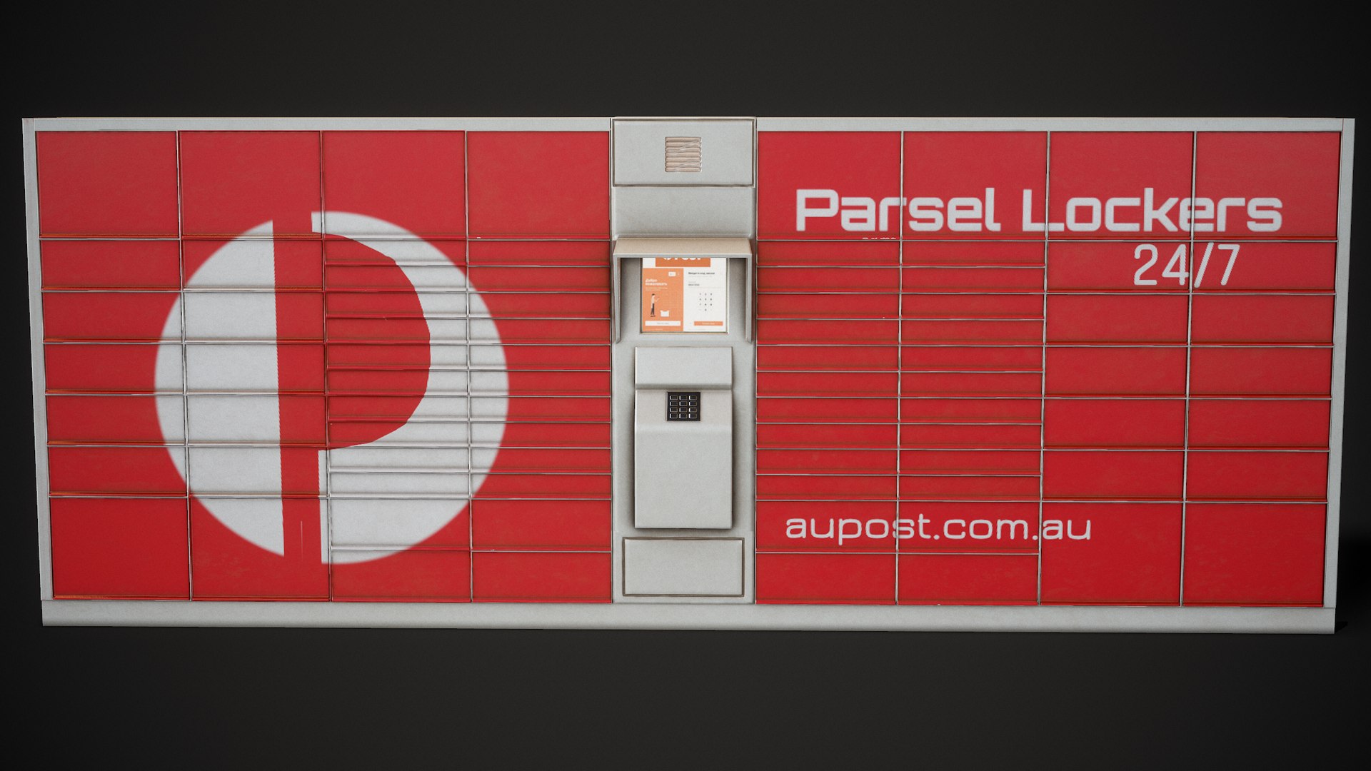 Post Parcel Locker 3D Model - TurboSquid 1679573