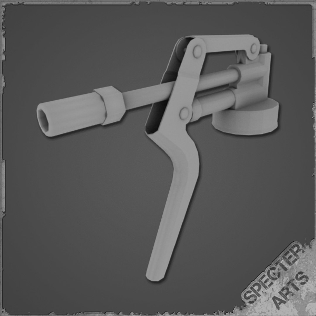 Grease Gun 3d Model