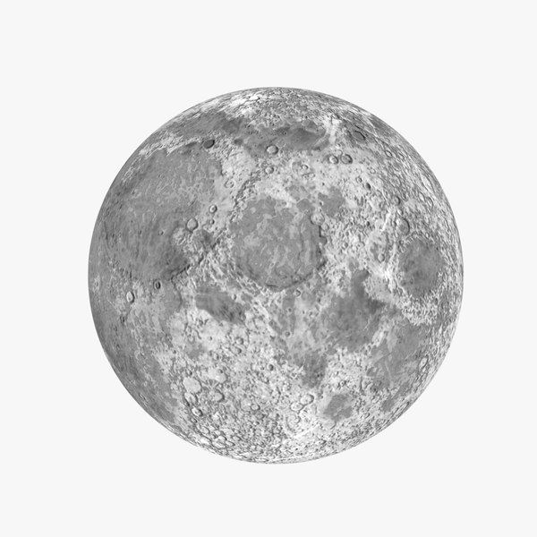 3D moon model - TurboSquid 1292521