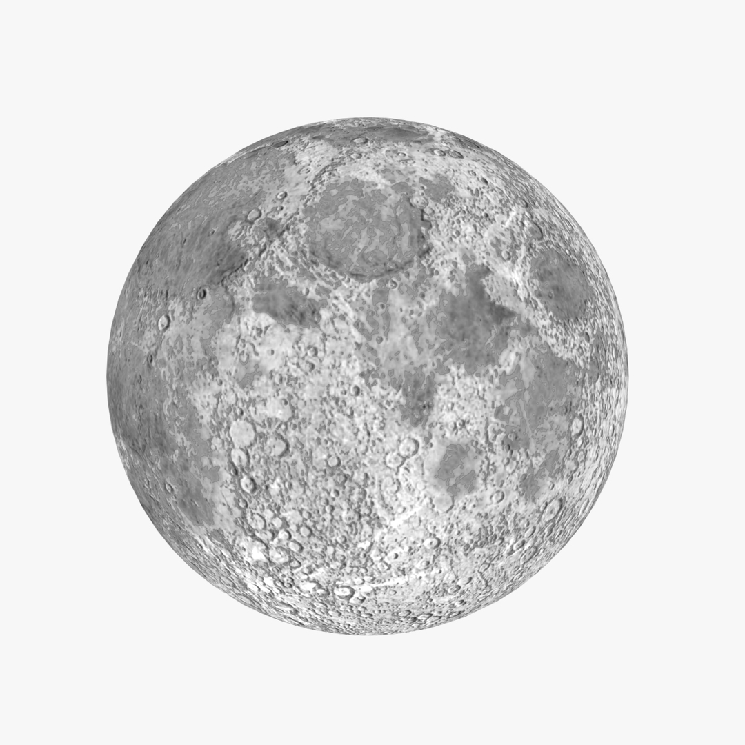 3D Moon Model - TurboSquid 1292521
