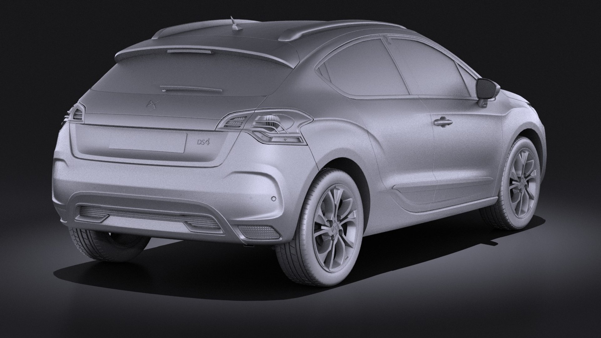 2016 Citroen Ds 3d Model