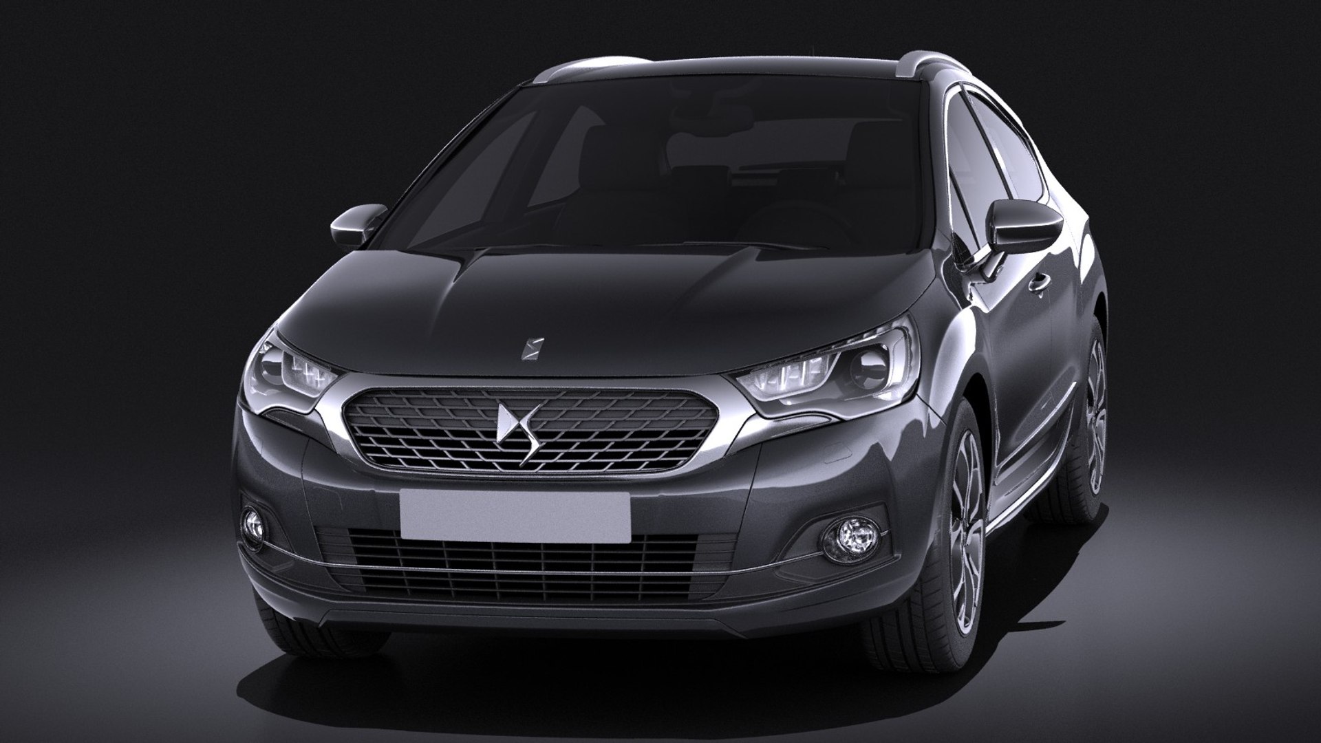 2016 Citroen Ds 3d Model