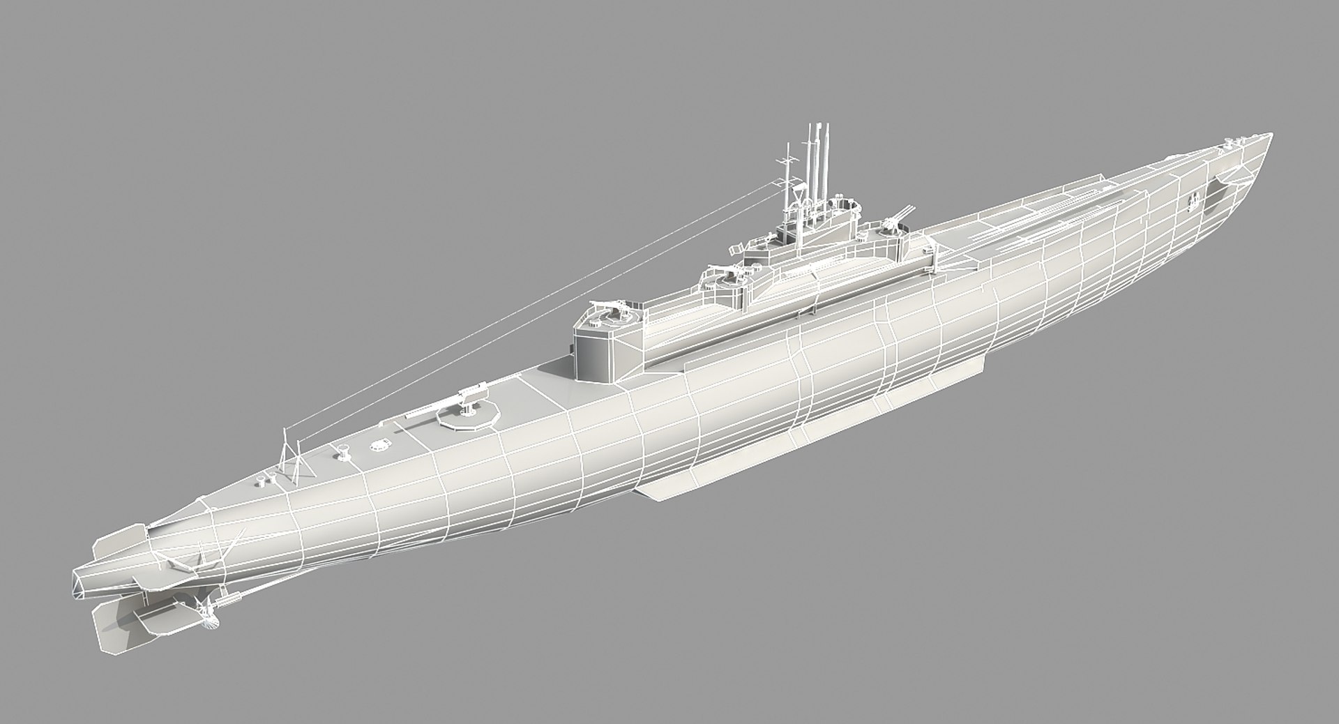 I-400 submarine 3D model - TurboSquid 1340541