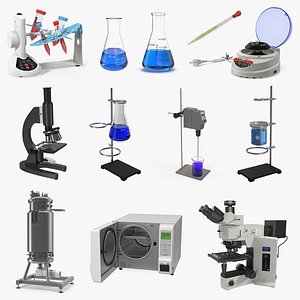 3d model celestron laboratory biological microscope