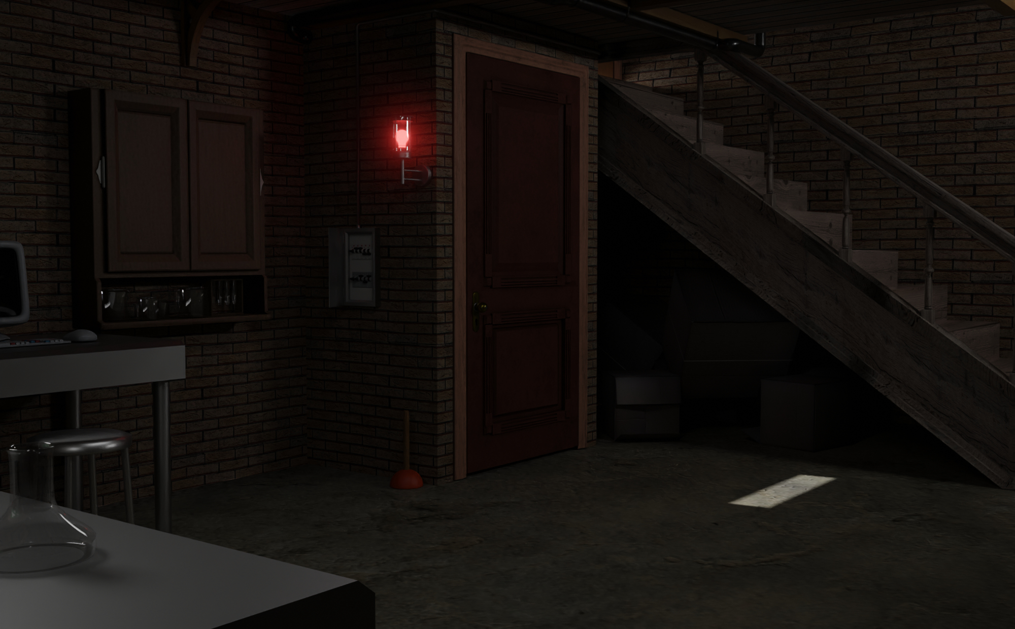 Laboratory lab basement model - TurboSquid 1678705