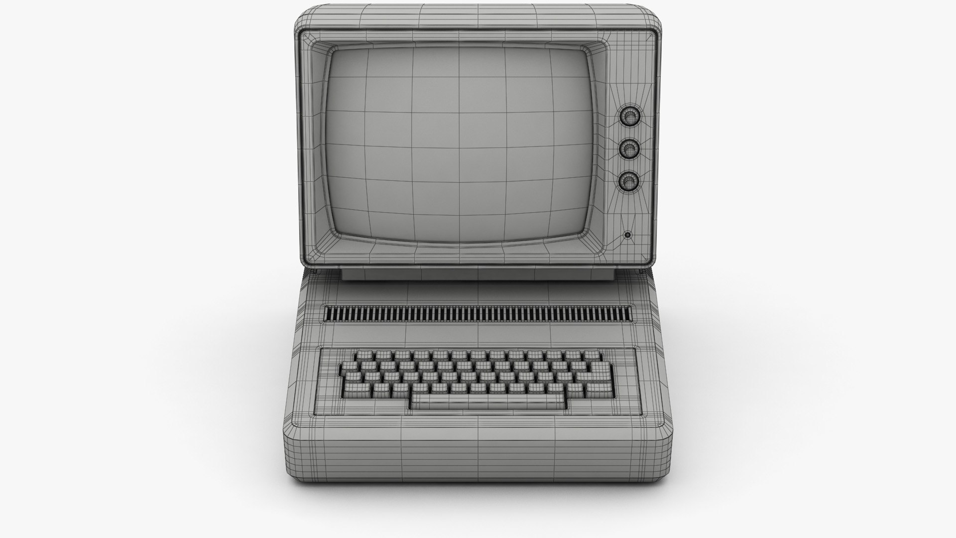 3D Retro PC - TurboSquid 1781345