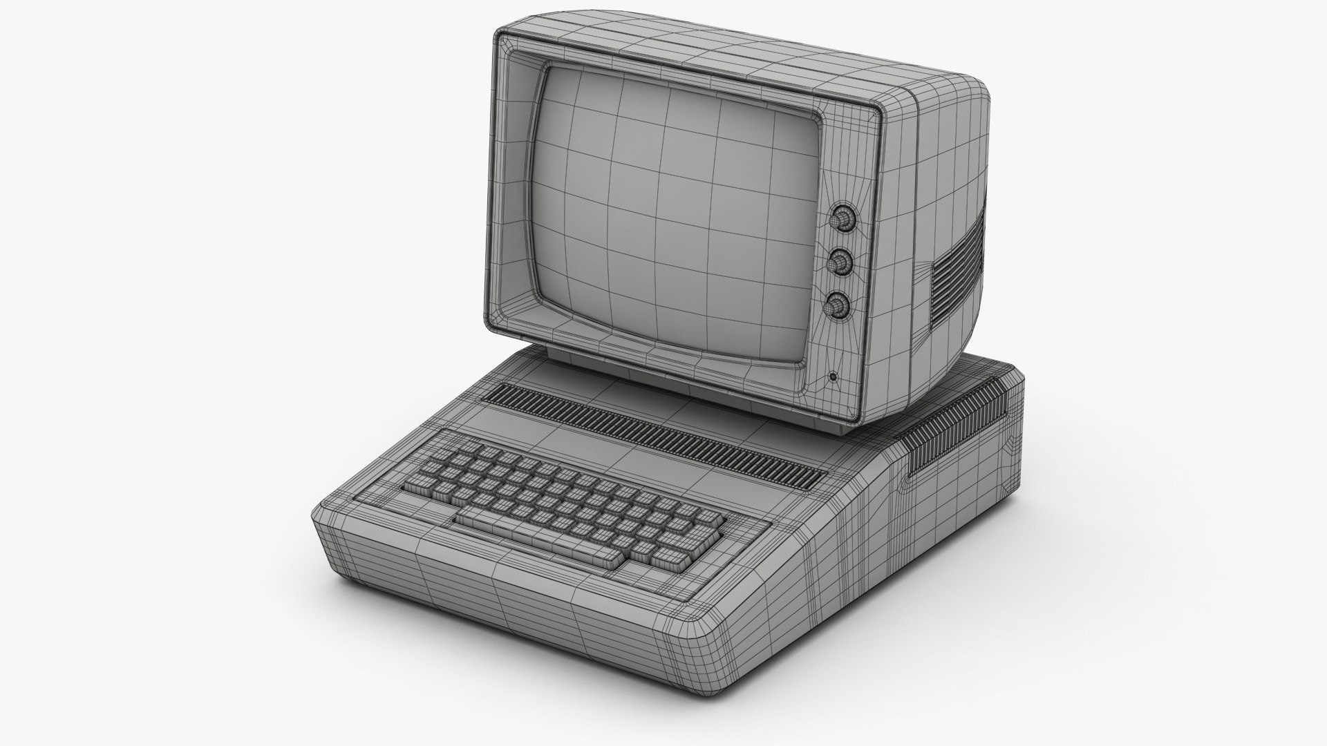 3D Retro PC - TurboSquid 1781345