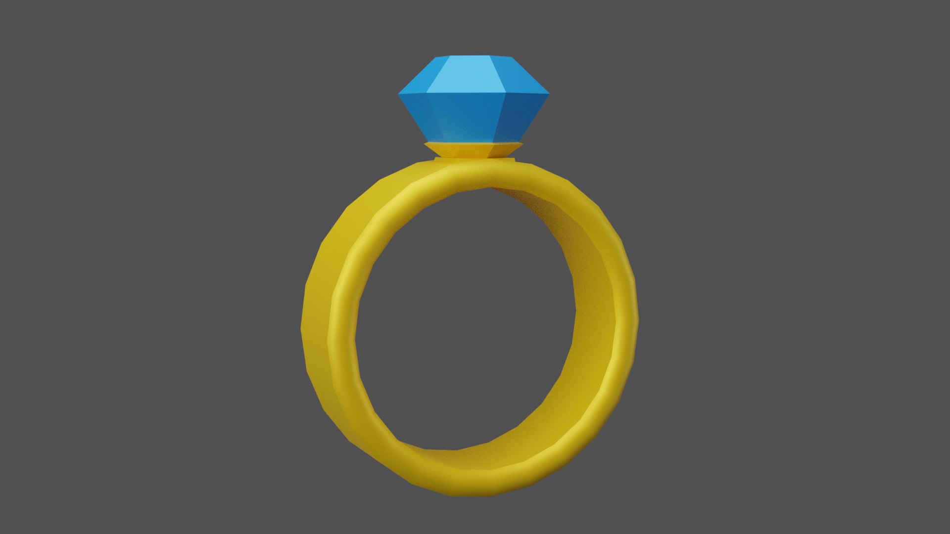 3D Ring Low Poly - TurboSquid 2030537