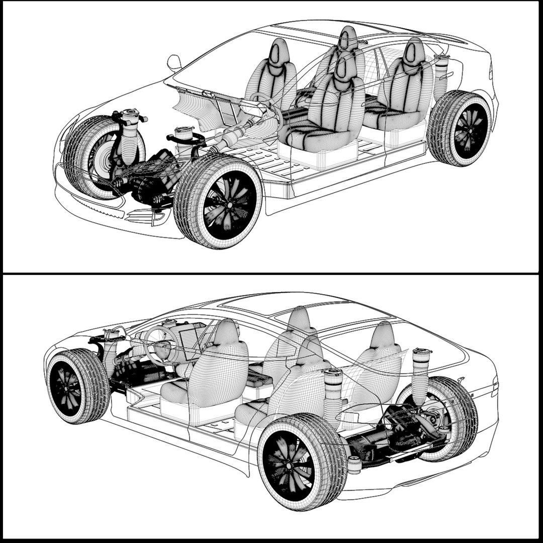 3D tesla s - TurboSquid 1444119