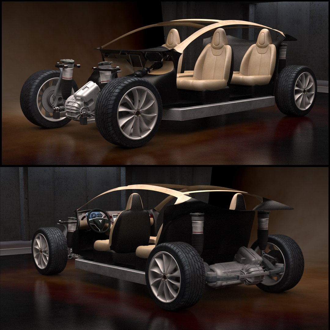 3D tesla s - TurboSquid 1444119