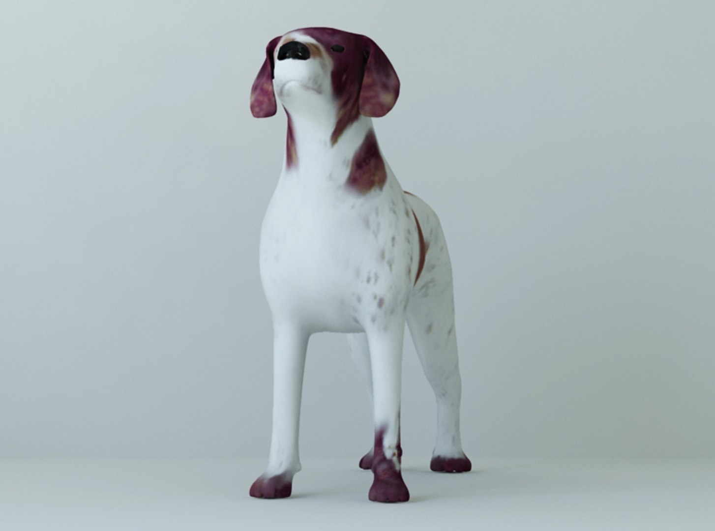 3d Dogs Unwrapped Model