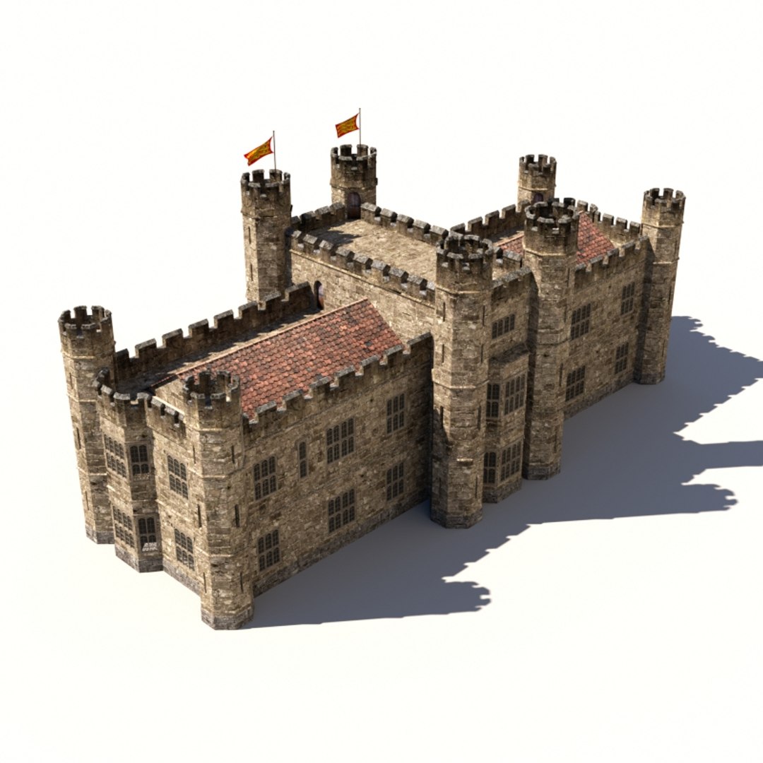 Leeds Castle 3d Obj