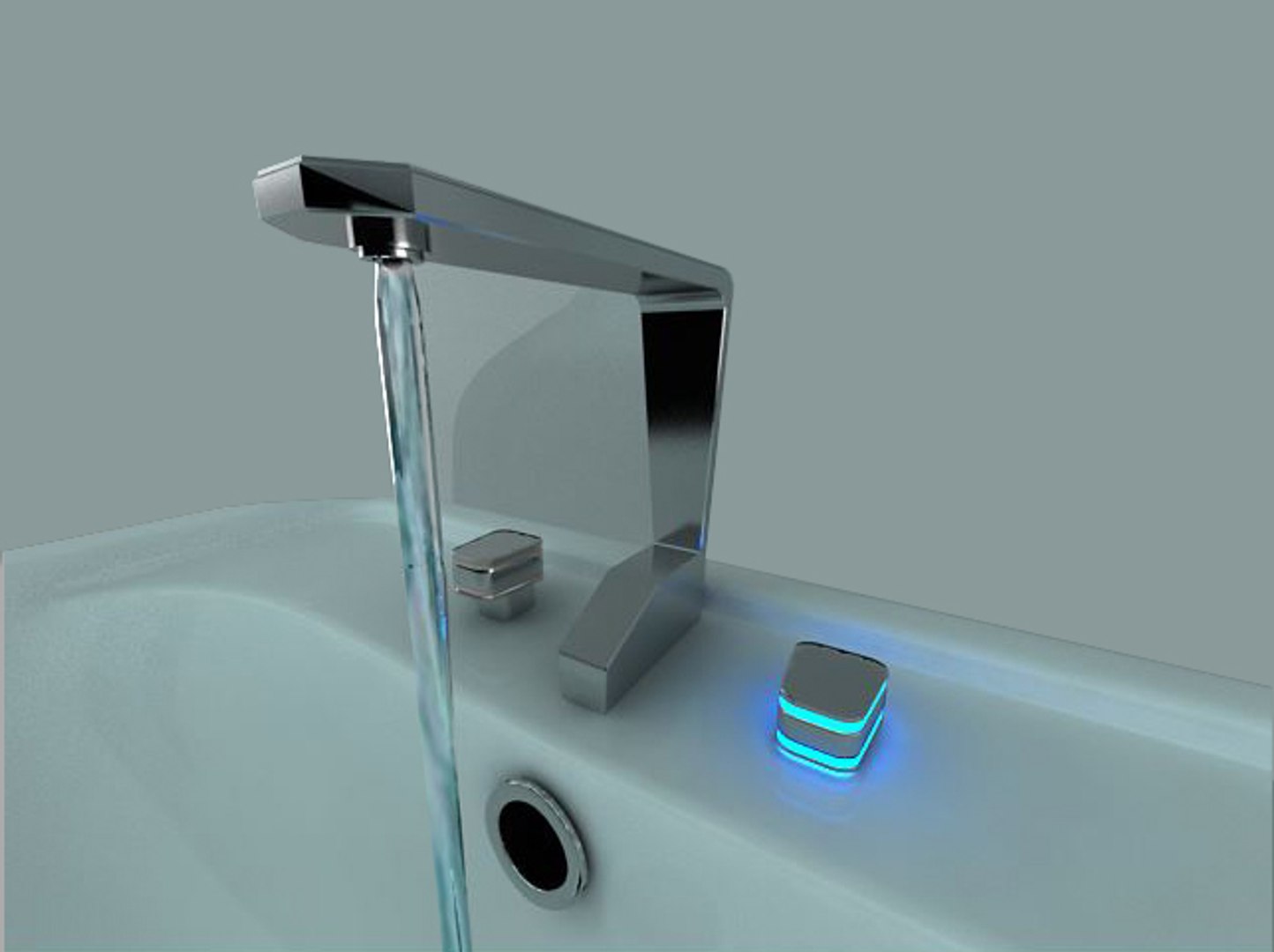 3d Max Modern Water Faucet