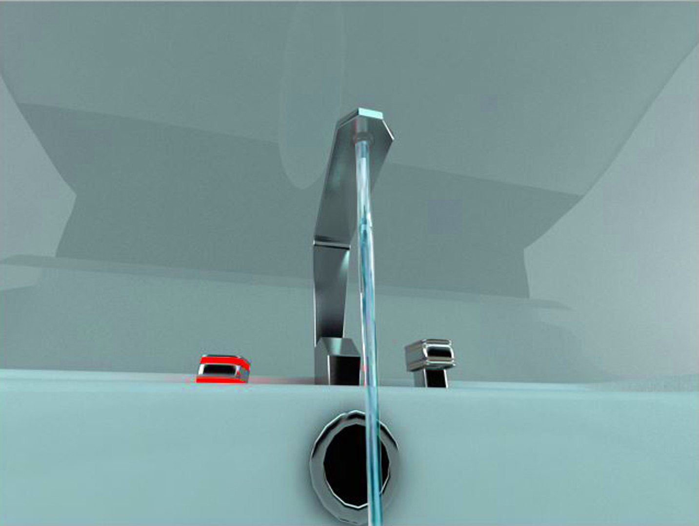 3d Max Modern Water Faucet