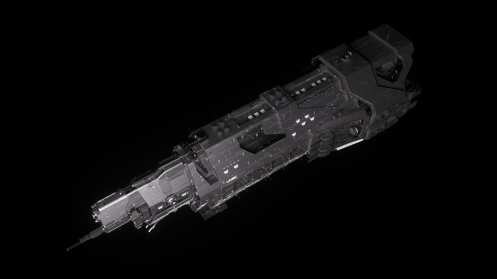 3D Autumn Class Capital Ship Model - TurboSquid 2352418