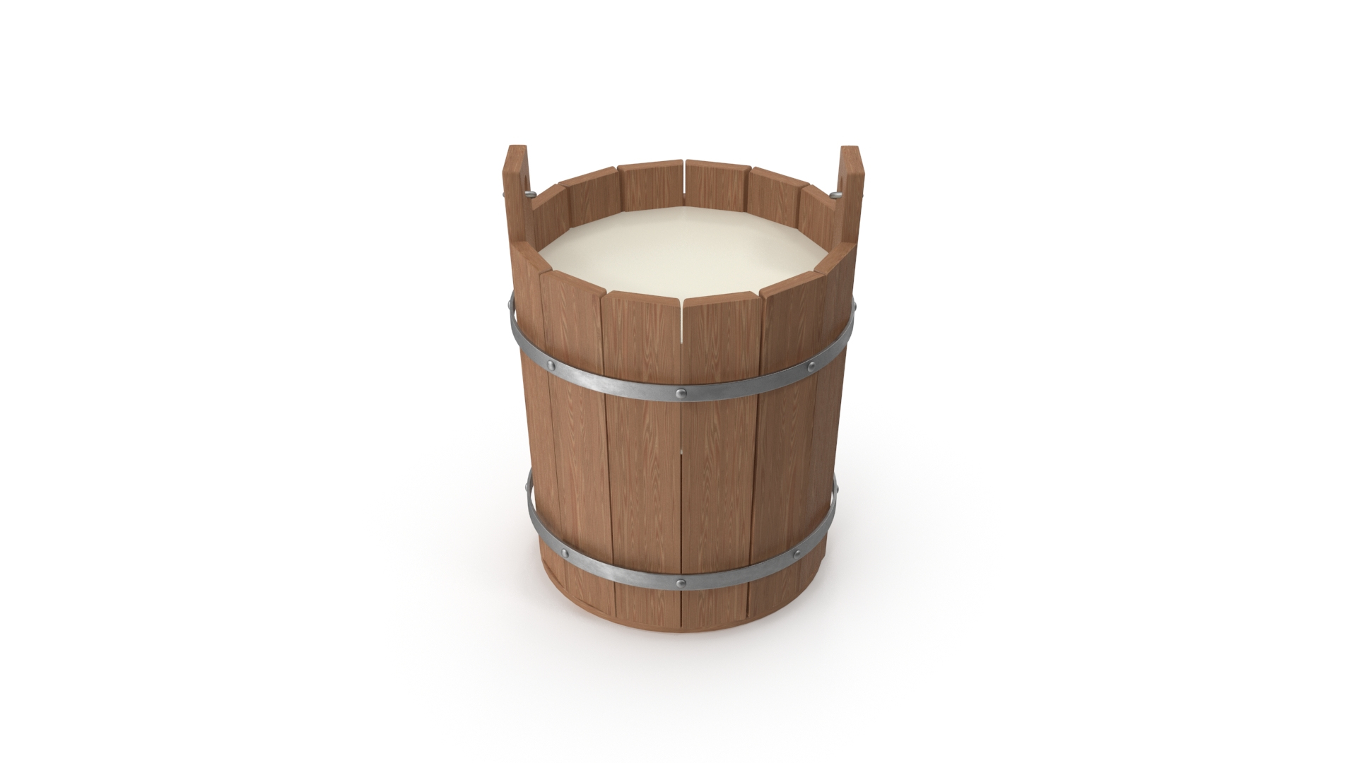 Milk Bucket 3D Model - TurboSquid 2187610