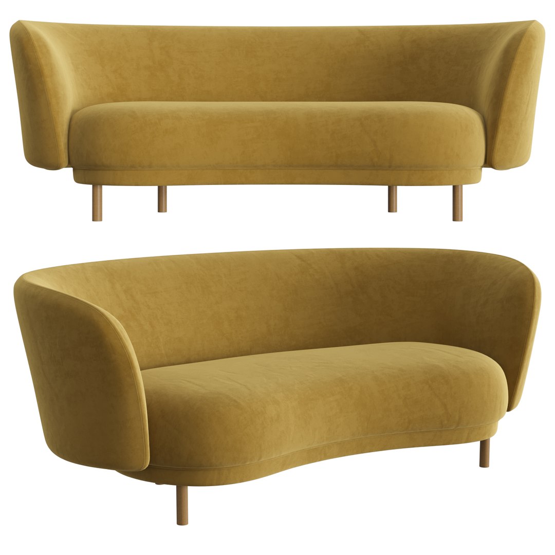 Dandy sofa 3D model - TurboSquid 1641430
