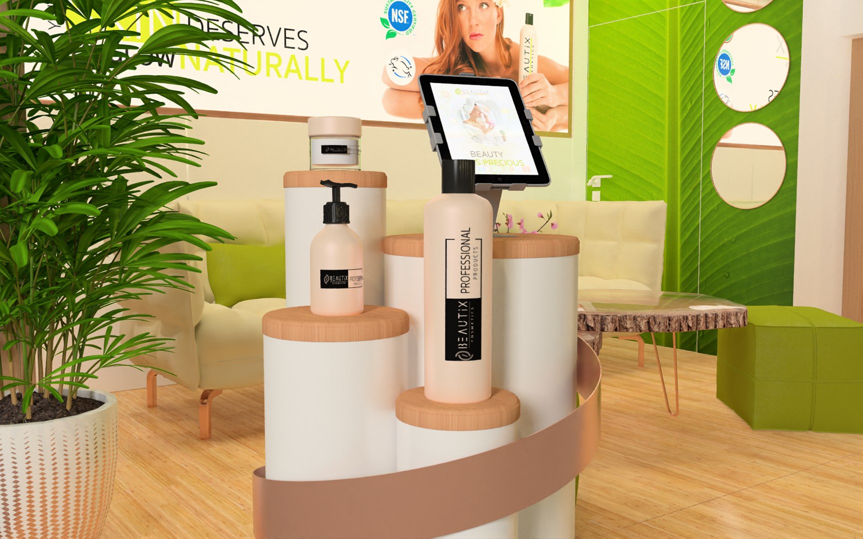 Cosmetic stand 3D model - TurboSquid 2011277