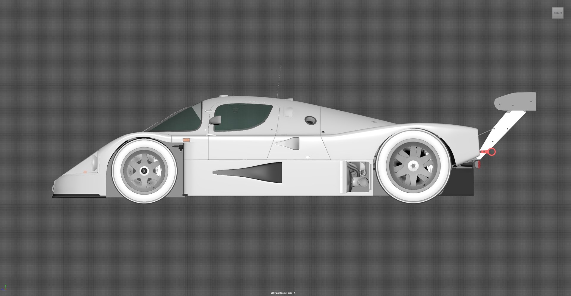 3D Model Mercedes Sauber C9 - 1989 With Chassis - TurboSquid 2318094