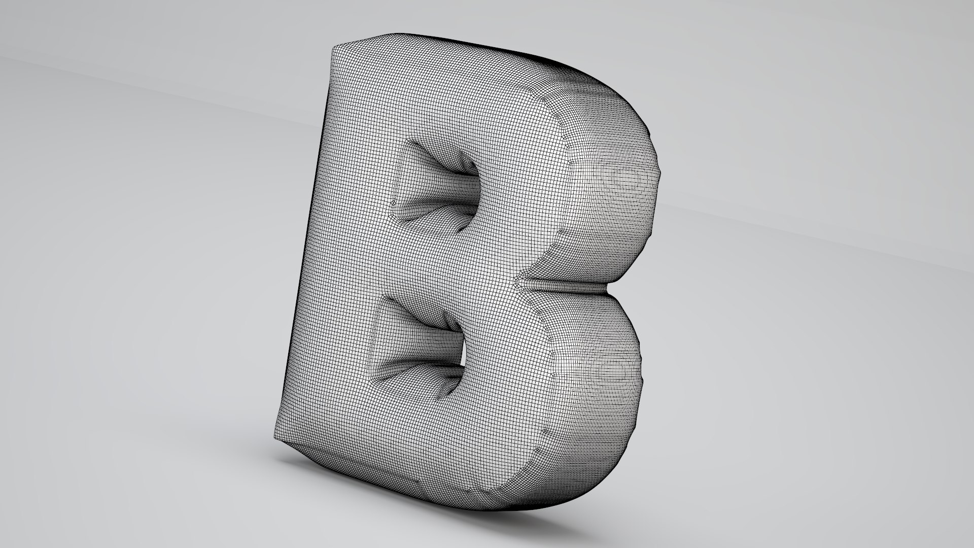 3D Copper B Balloon Model - TurboSquid 2399195