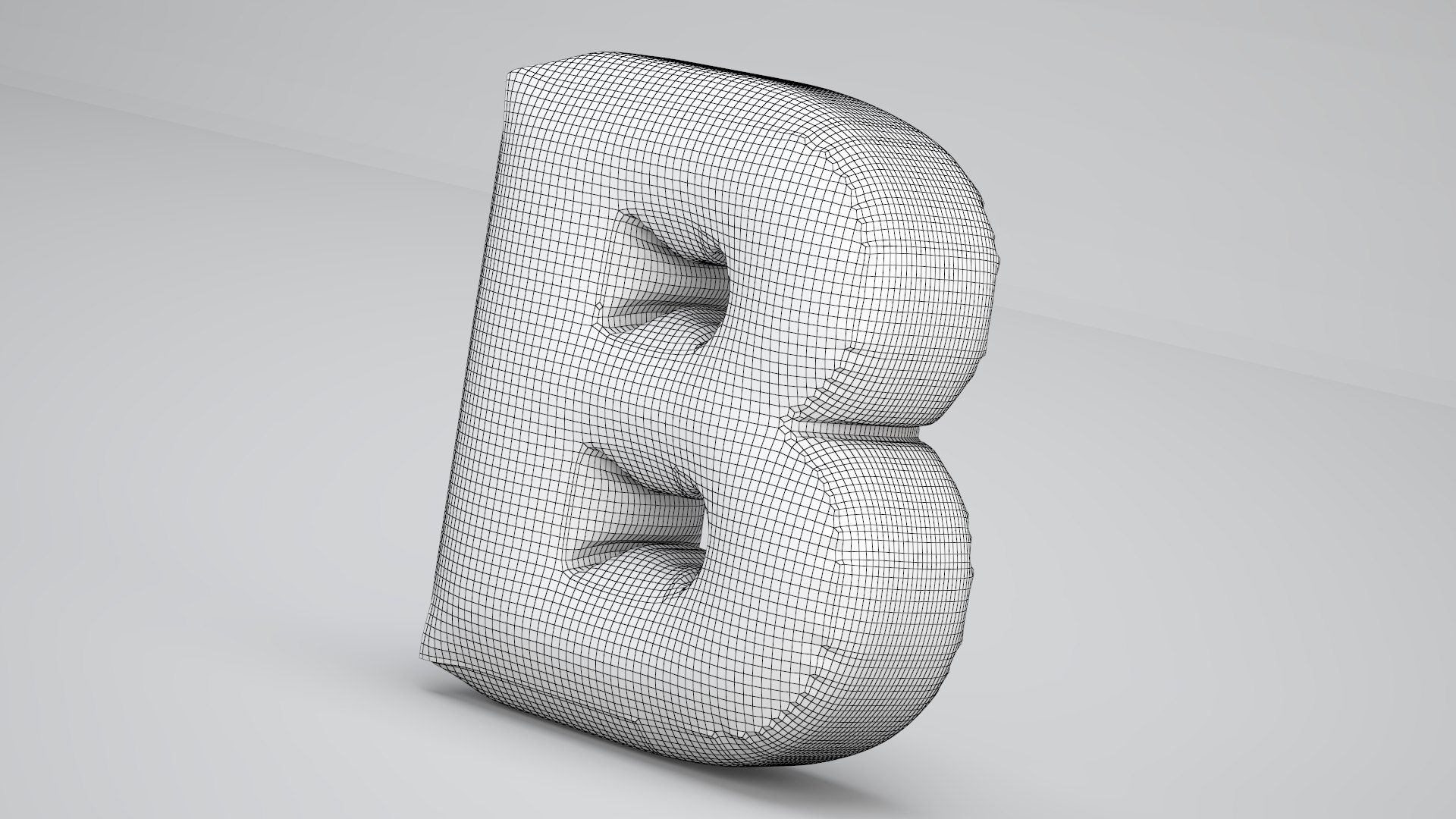 3D Copper B Balloon Model - TurboSquid 2399195