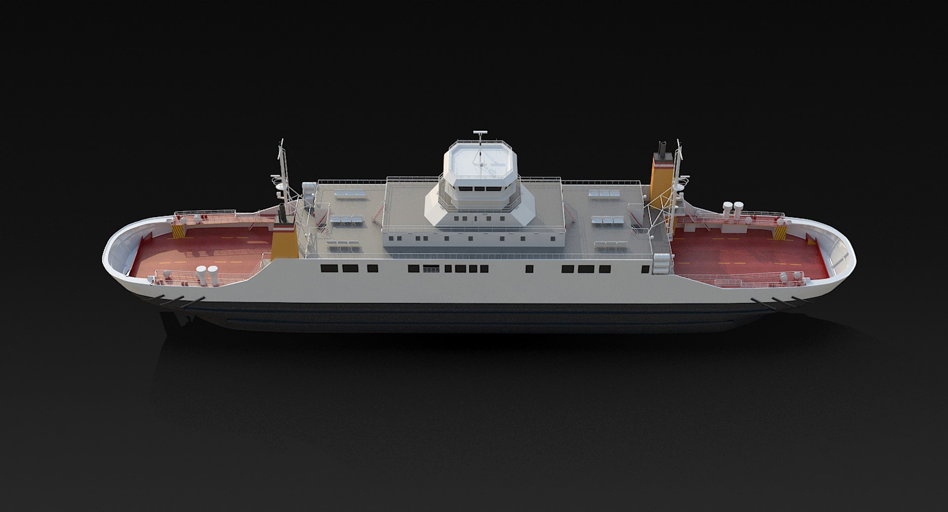 Car Ferry 3D Model - TurboSquid 1166581