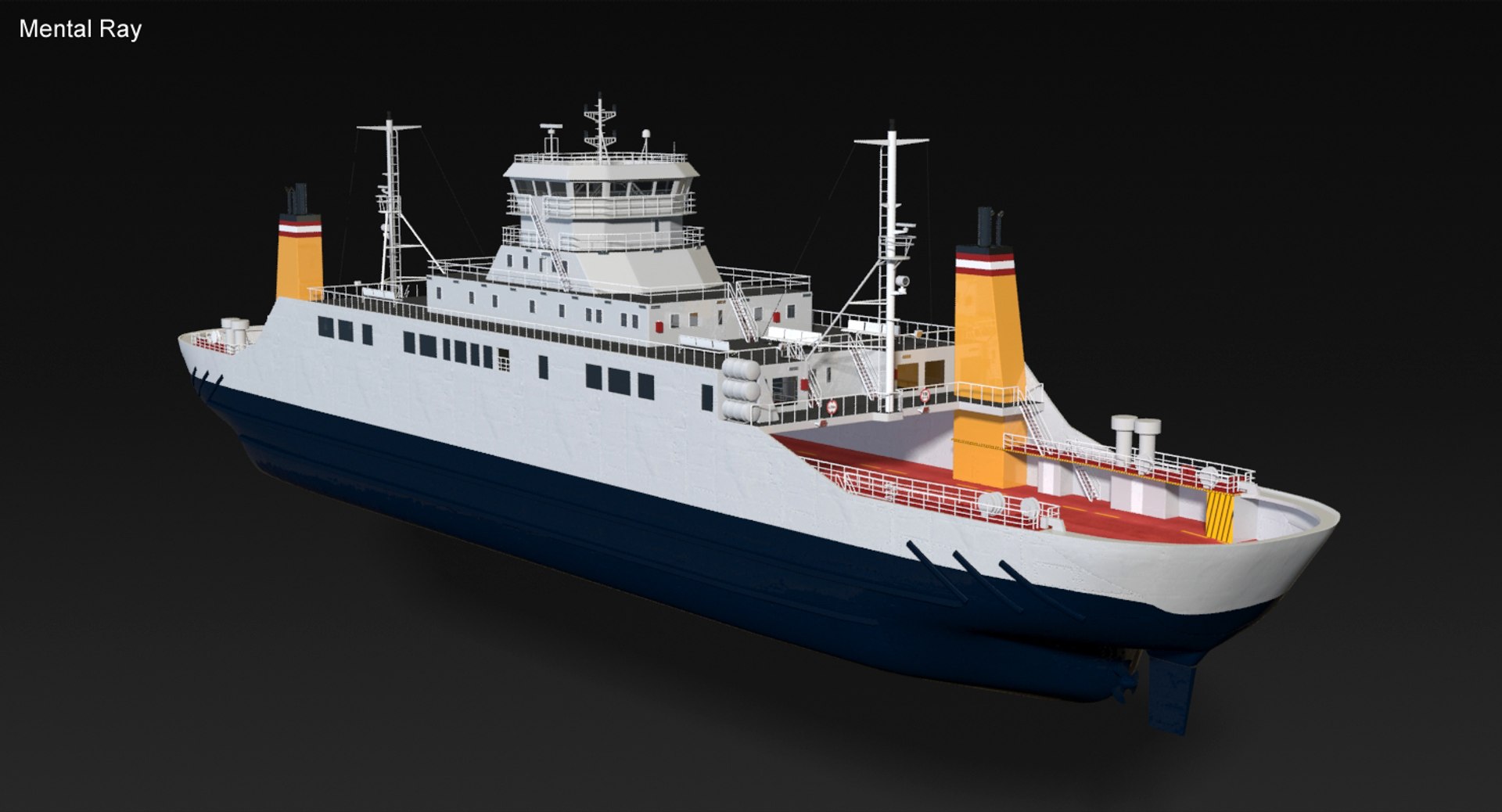Car Ferry 3D Model - TurboSquid 1166581