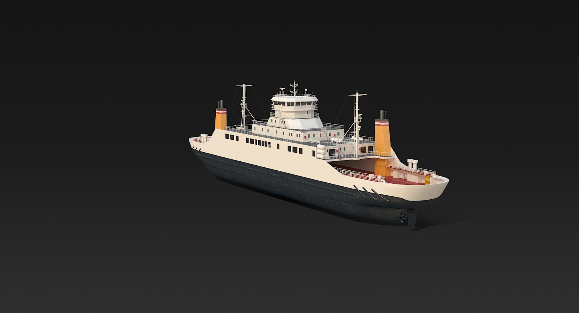 Car Ferry 3D Model - TurboSquid 1166581