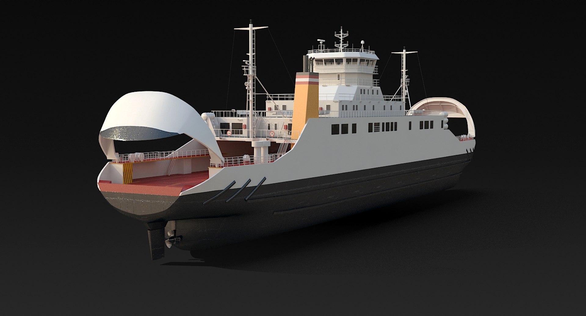 Car Ferry 3D Model - TurboSquid 1166581