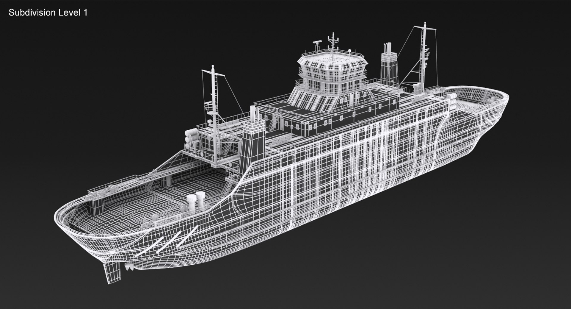 Car ferry 3D model - TurboSquid 1166581