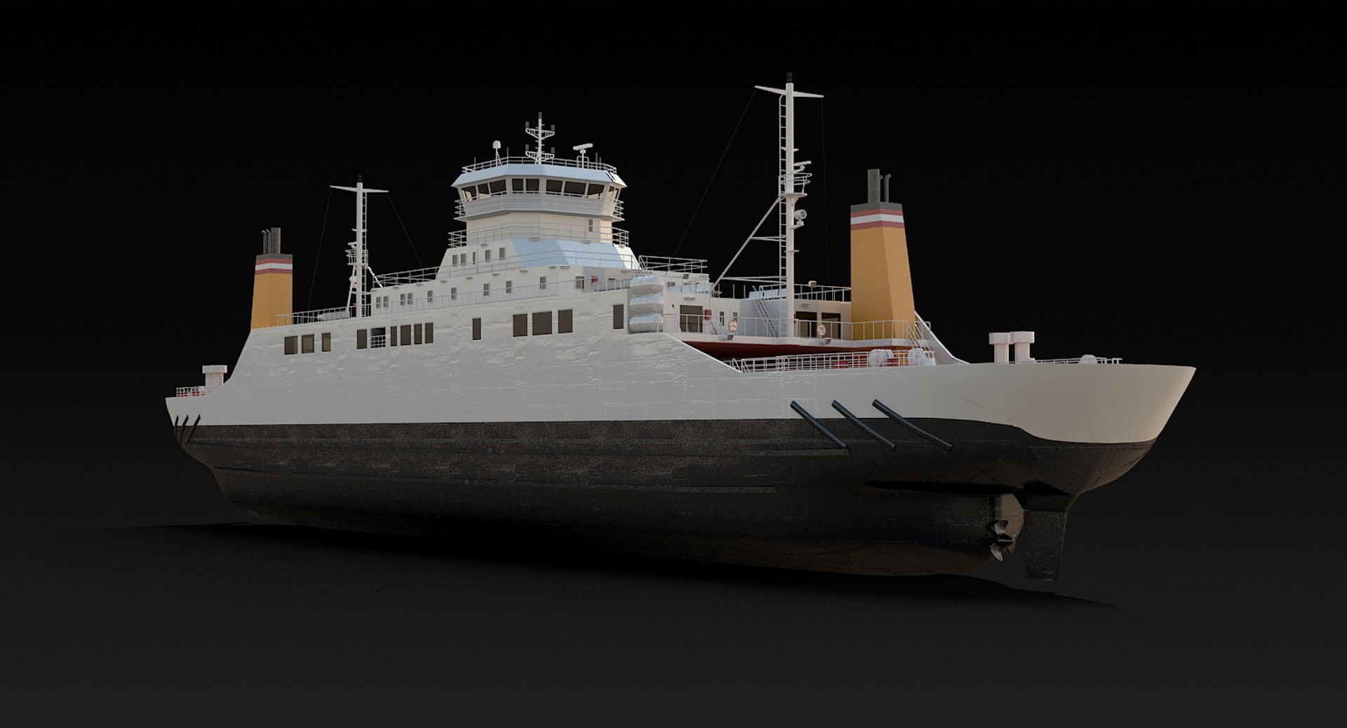 Car Ferry 3D Model - TurboSquid 1166581